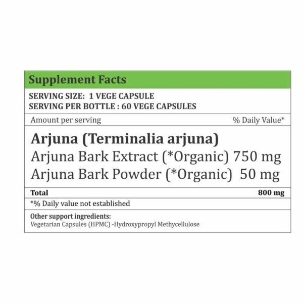 Arjuna Herb Capsules - Best Herbal Supplements - HerbsForever