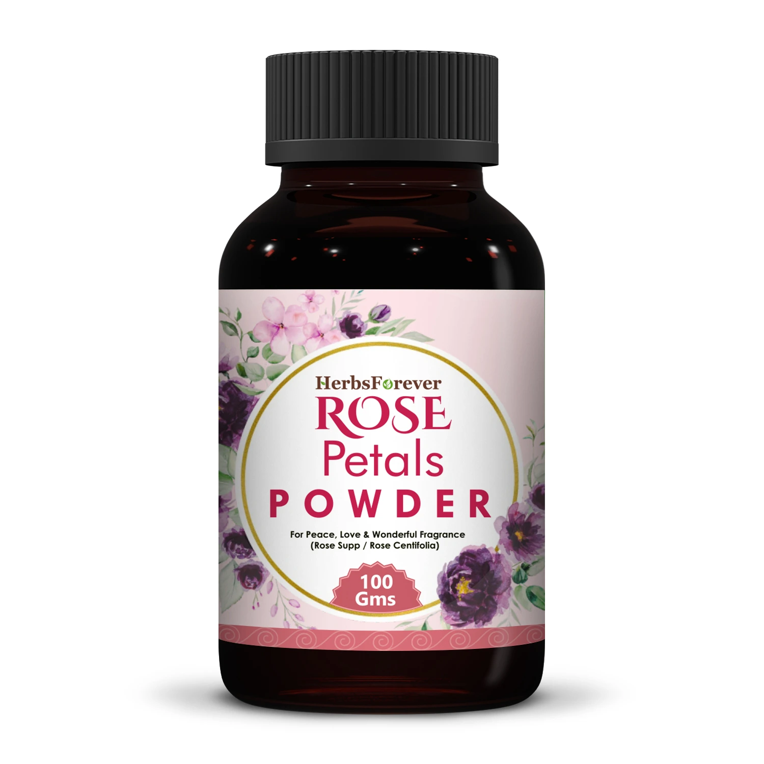Rose Powder - (Rose centifolia) - Non GMO - Vegan - 100 Gms - HerbsForever
