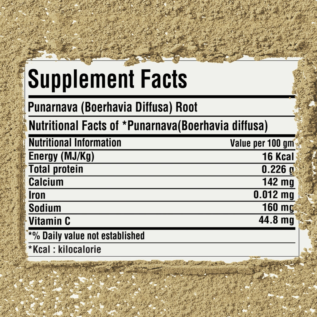 Buy Online Punarnava Powder- Ayurvedic Health Product - HerbsForever
