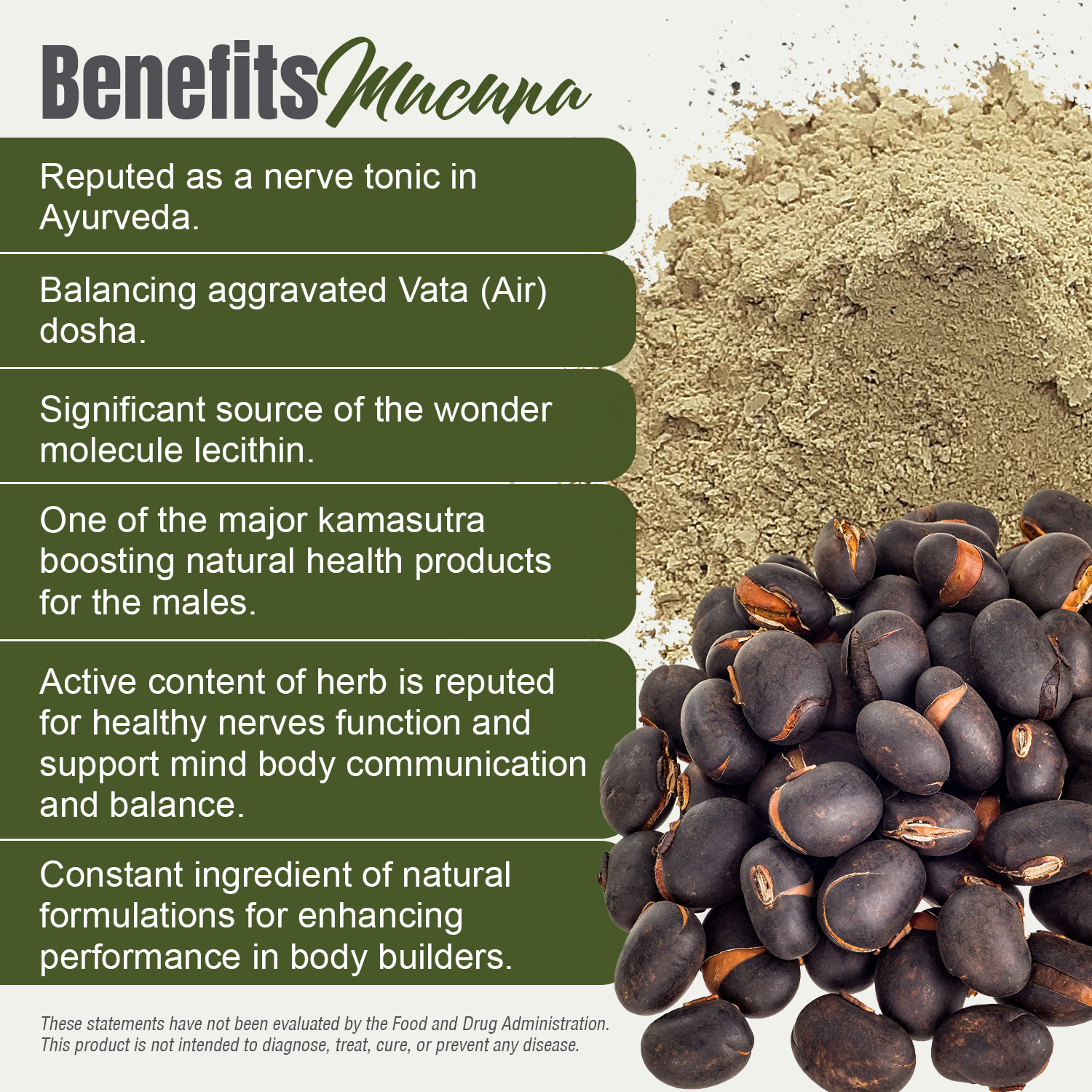 Mucuna Powder - Ayurvedic Health Product - HerbsForever